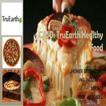 Caso truearth healthy food | PPTX