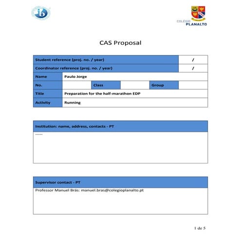 Cas proposal running | DOC