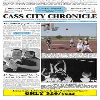 Cass City Chronicle News | PDF