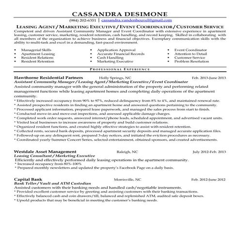 Resume | PDF | Business | Business and Finance