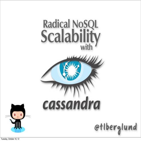 Radical Nosql Scalability With Cassandra Tim Berglund Ppt