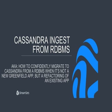 Effectively Migrating To Cassandra From A Relational Database Ppt 