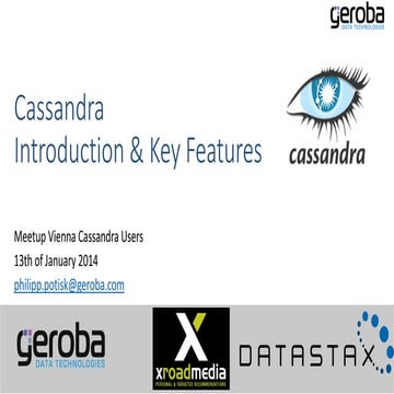 Cassandra Introduction And Features Ppt