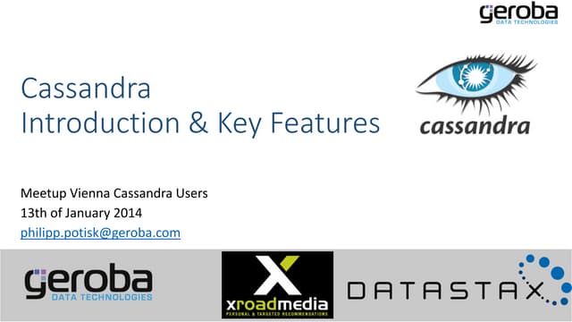 Cassandra Introduction And Features Ppt