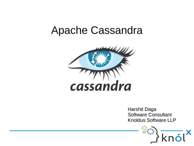 Introduction To Apache Cassandra Odp Databases Computer Software 3582