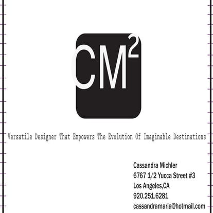 Cassandra michler portfolio | PPT