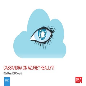 Cassandra On Azure Tel Aviv Cassandra Users Meetup 2015 Ppt