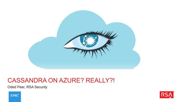 Cassandra On Azure Tel Aviv Cassandra Users Meetup 2015 Ppt