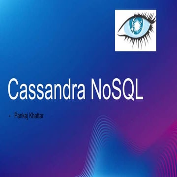 Learning Cassandra Nosql Pptx Databases Computer Software And 8923