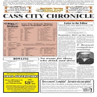 Cass City Chronicle News | PDF
