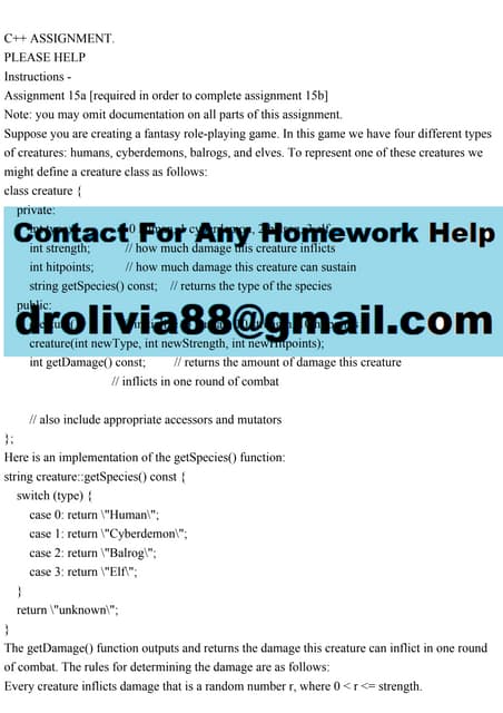 C Assignment Please Helpinstructions Assignment 15a [requir Pdf