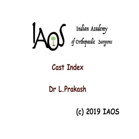 Cast Index | PDF