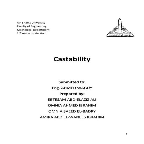 Castability | PDF