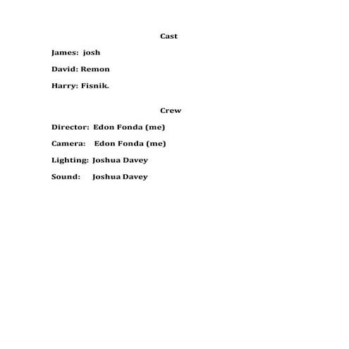 Cast and crew EF | DOCX