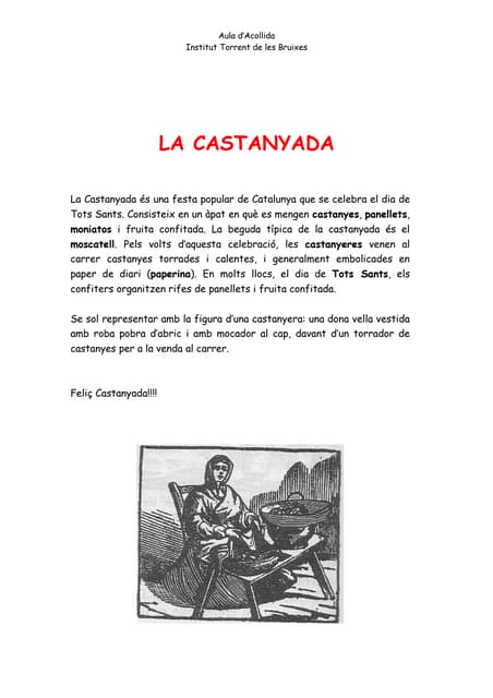 LA CASTANYADA | PPT