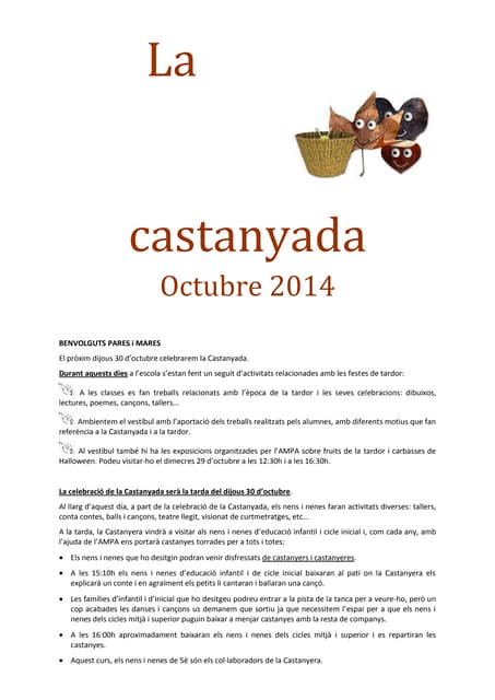 Festa de la castanyada 2010 | DOC