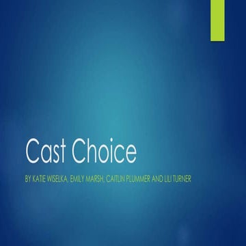 Actors and actresses | DOCX