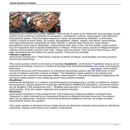 Caste system-of-nepal | PDF