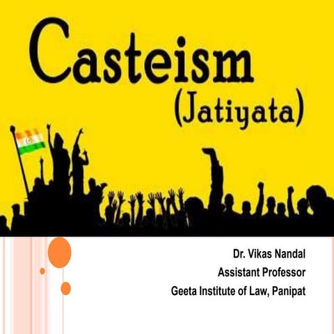 Casteism | PPTX