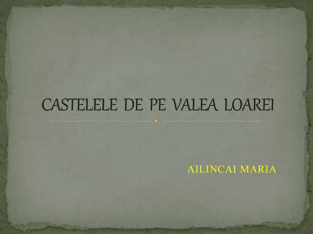 Vile,Palate Si Gradini Celebre | PPS