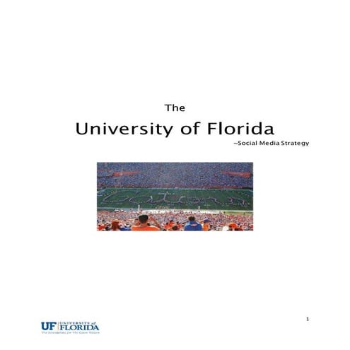 University of Florida Social Media Strategy | DOCX