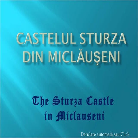 Castelul Sturza (nx) | PPS
