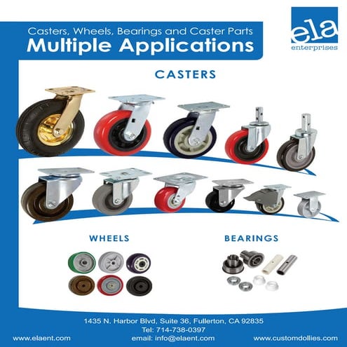 Casters, wheels, bearing and caster parts | PDF | Automotive