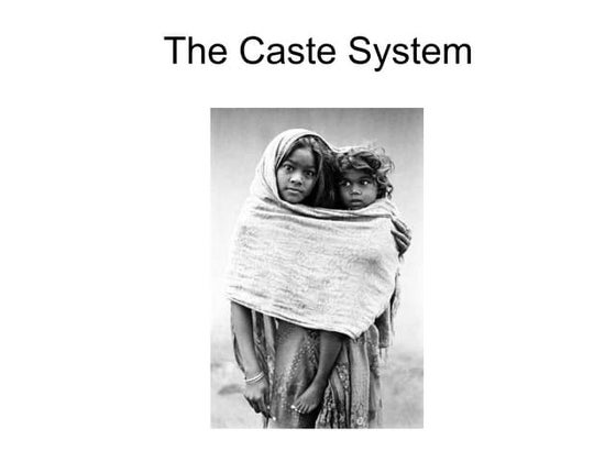 Caste system | PPTX