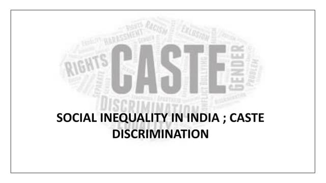 Caste system ppt | PPT