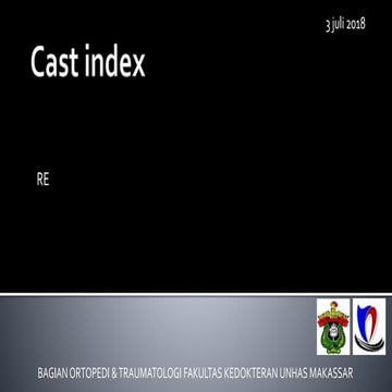 Cast index re | PPTX