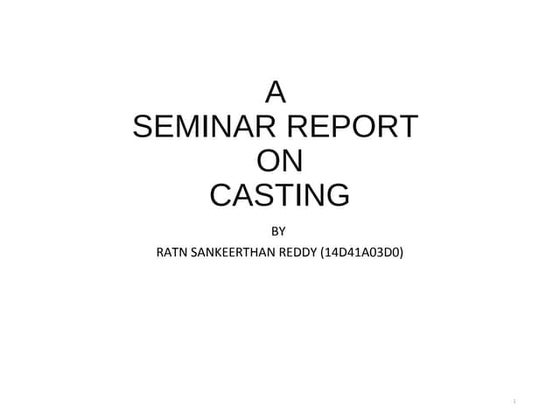 Casting and types | PPT