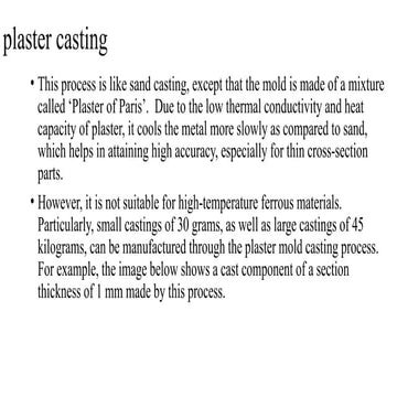 Casting Process definitions and how it is works | PPTX