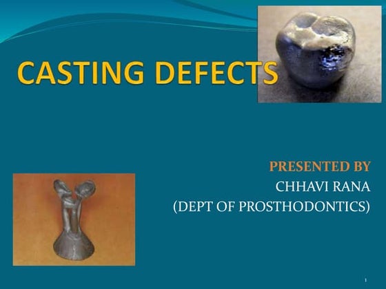 Presentation on lost wax casting | PPT