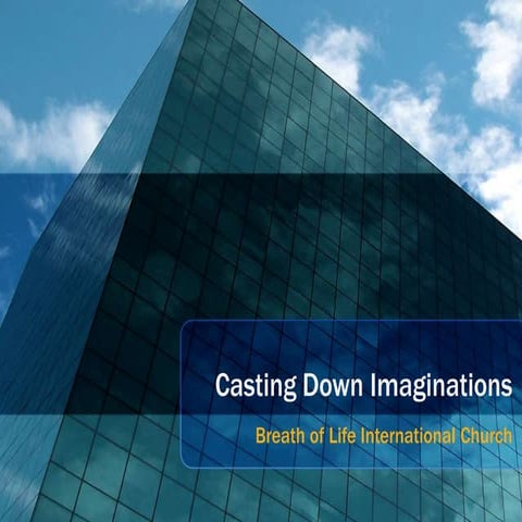 Casting Down Imaginations | PPTX