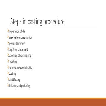 Casting procedure defect of indirect restoration .pptx