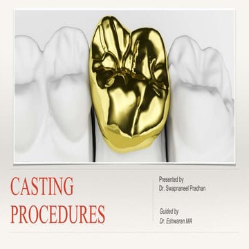 Casting Procedures | PPTX