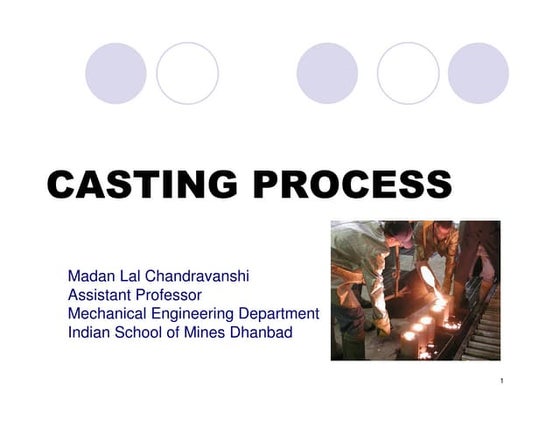 TYPES of moulding processes used in casting-MP2 | PPTX