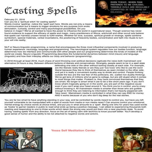 Casting spells | PDF