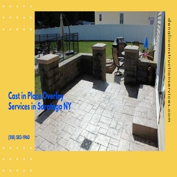 Cast in Place Overlay Services in Saratoga NY | PPT