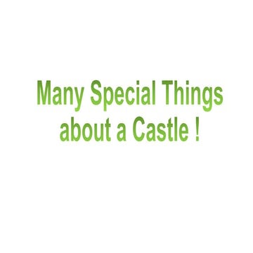 Castle features | PPT