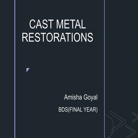 Bevels and flares in dental restoration | PPT