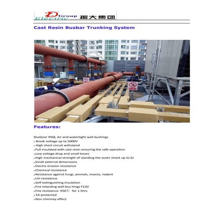 Cast resin bus duct IP68 | PDF