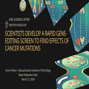 CASTRO_Scientists develop a rapid gene-editing screen to find effects ...