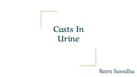 Microscopic examination of urine | PPT