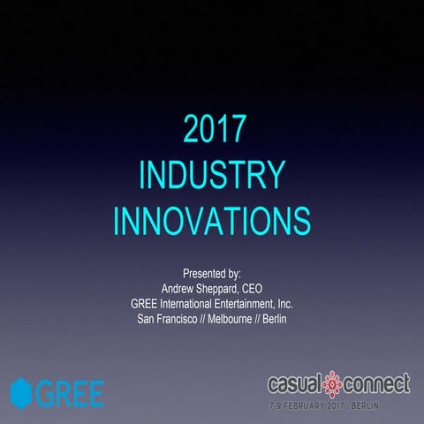 Bundling – Mobile & Social Innovation for 2017 | Andrew Sheppard | PPT