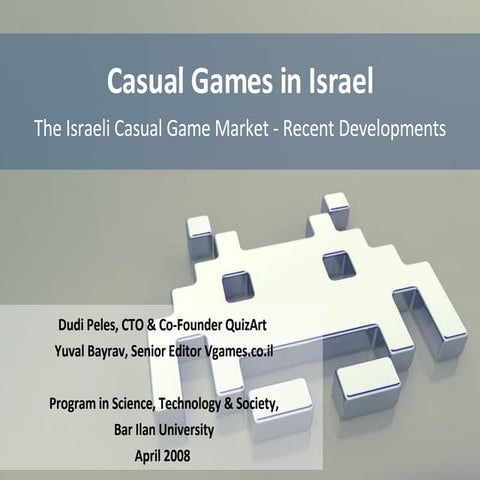 Casual Games in Israel | PPT
