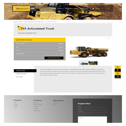 Cat 745 articulated truck | PDF