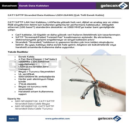CAT7 SFTP Stranded Data Kablosu .pdf