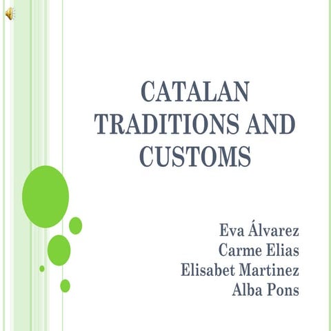 Catalan traditions and costumes | PPT