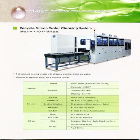 Ultrasonic Cleaning System | PDF